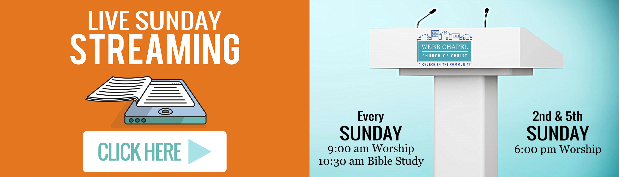 WEBB CHAPEL CHURCH OF CHRIST